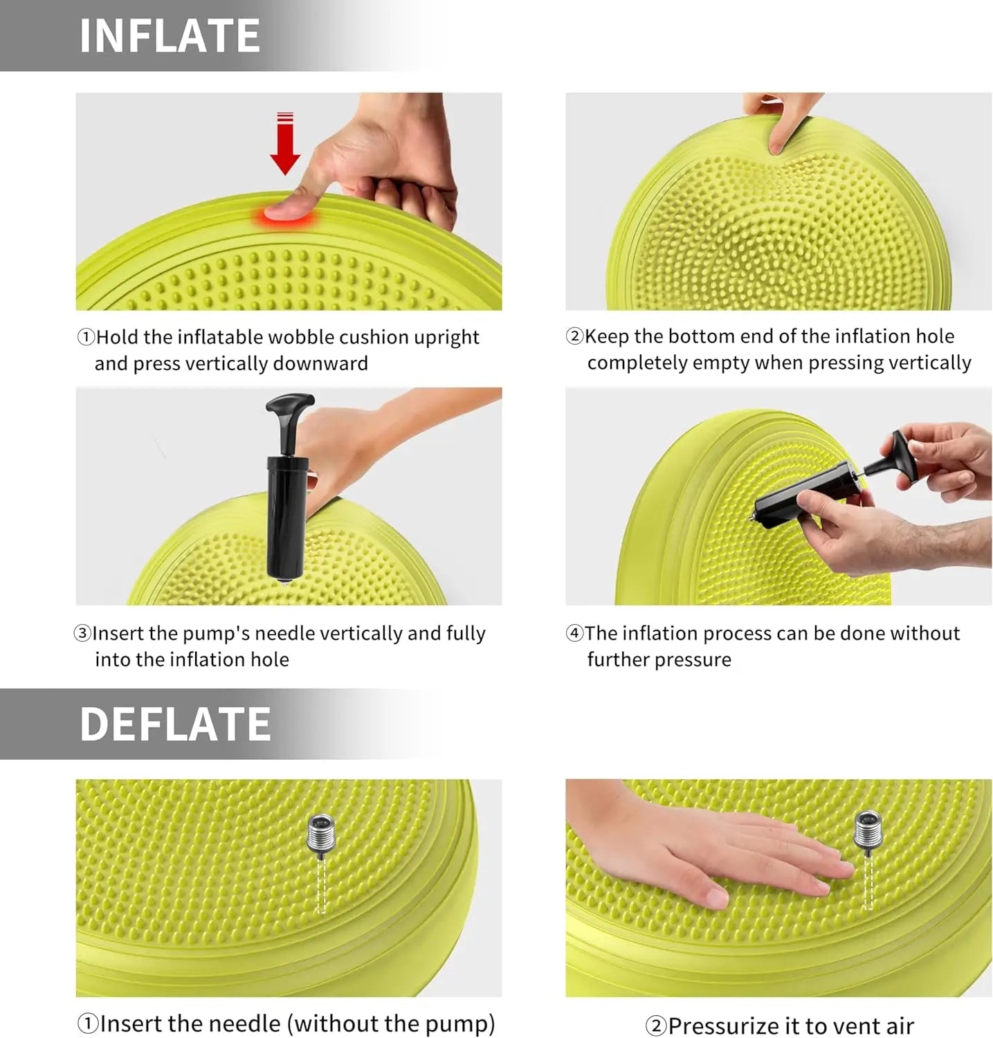 Inflatable Wobble Cushion Balance Board - PROIRON